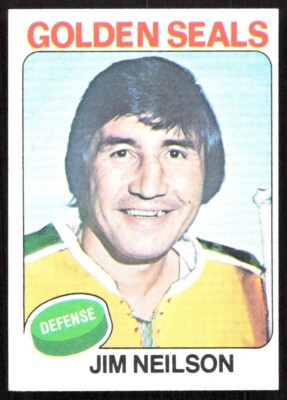 1975-76 8467A Topps Jim Neilson California Golden Seals #270 | eBay