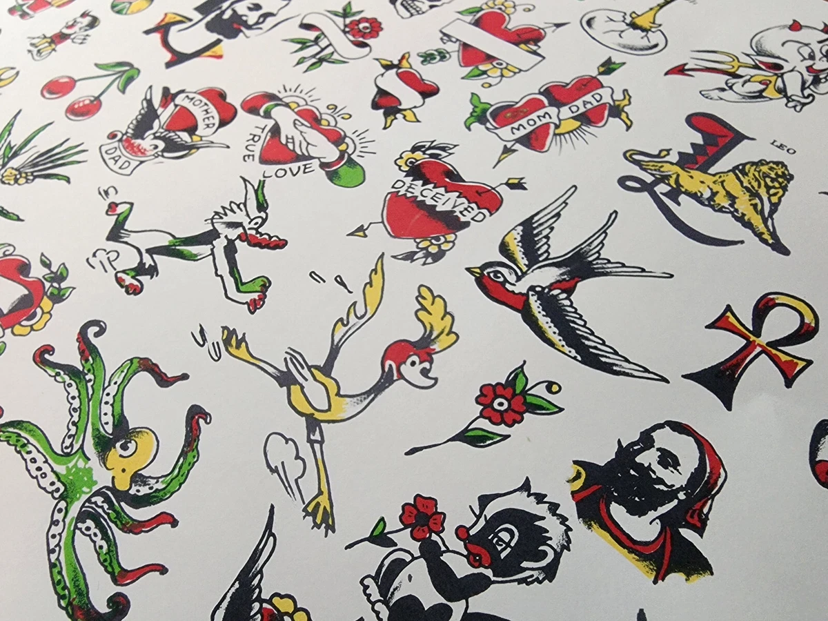 Traditional Tattoo Filler Flash