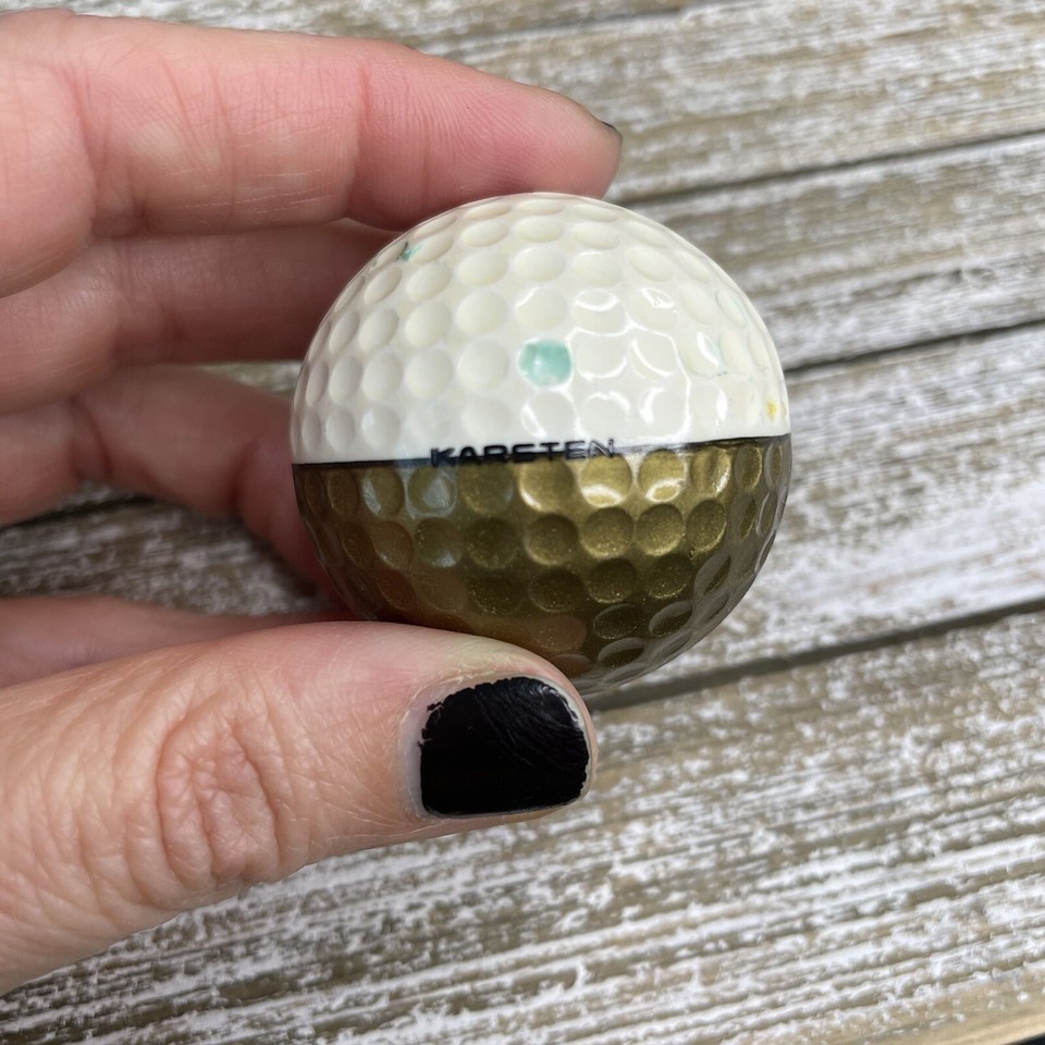 Gold And White Two Tone Karsten Ping 2 Golf Ball Eye | eBay