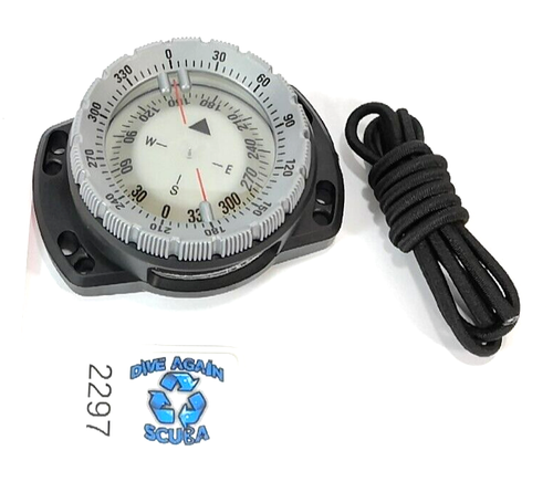 Bungee Wrist Mount Scuba Dive Submersible Compass Comparable to Suunto ...