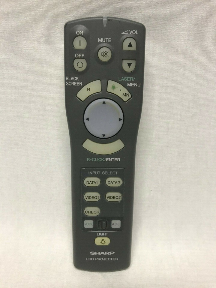 SHARP LCD Projector Remote Control model G1414CESA | eBay