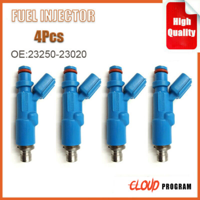 4X PETROL FUEL INJECTOR 23250-23020 for Toyota Yaris Vitz 1.0 1.3 | eBay