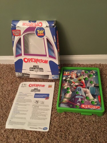 Toy Story Buzz Lightyear Operation Board Game 100% Complete | eBay