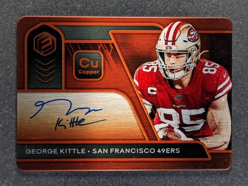 2020 Panini Elements GEORGE KITTLE /29 Auto Copper Steel Signatures ...