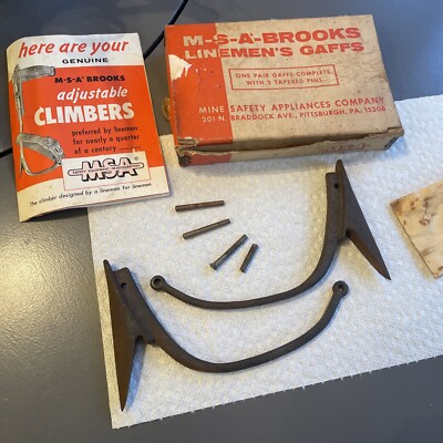 Climbing Spikes & Gaffs - Vintage Brooks