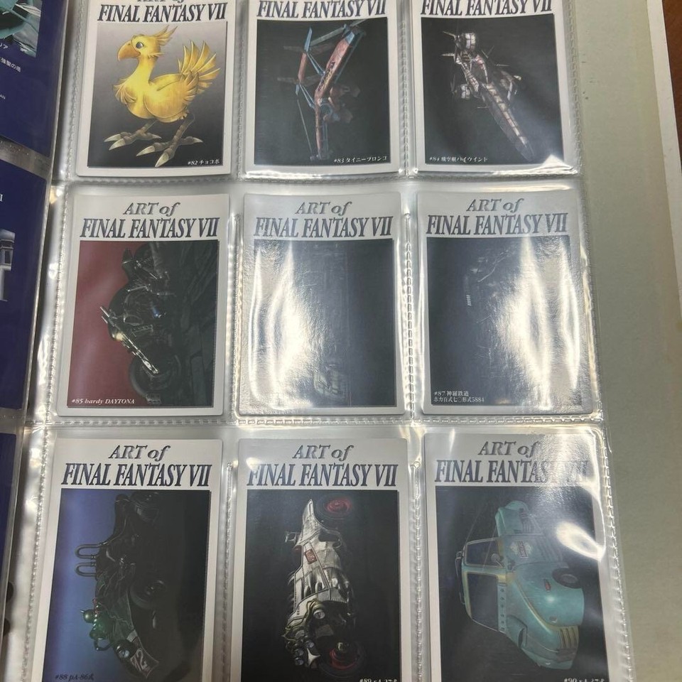 Final Fantasy VII Carddass Masters Complete Set of 140 Cards with ...