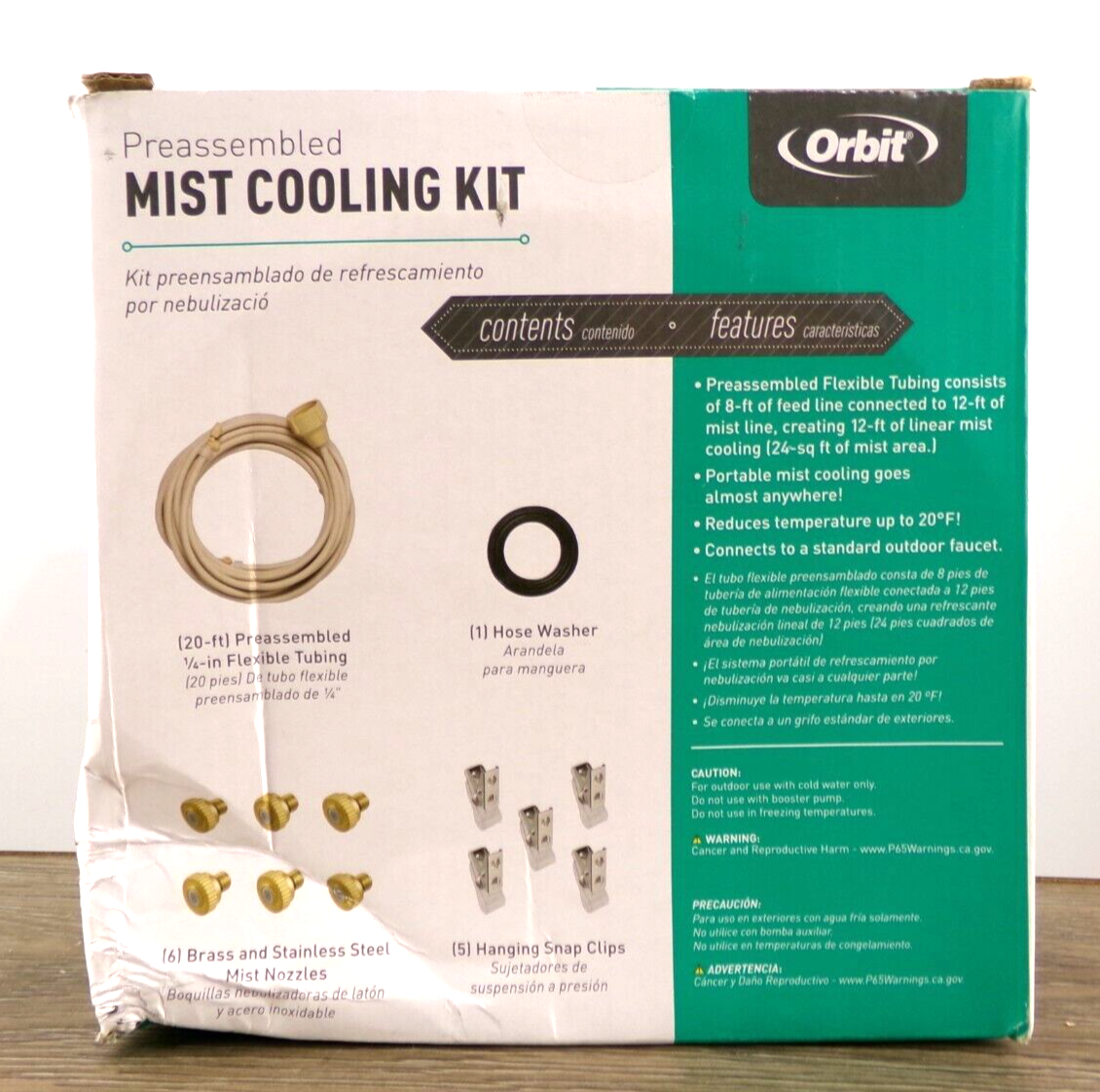 Orbit 20000 Portable Outdoor Cooling Mist System Kit for sale online | eBay