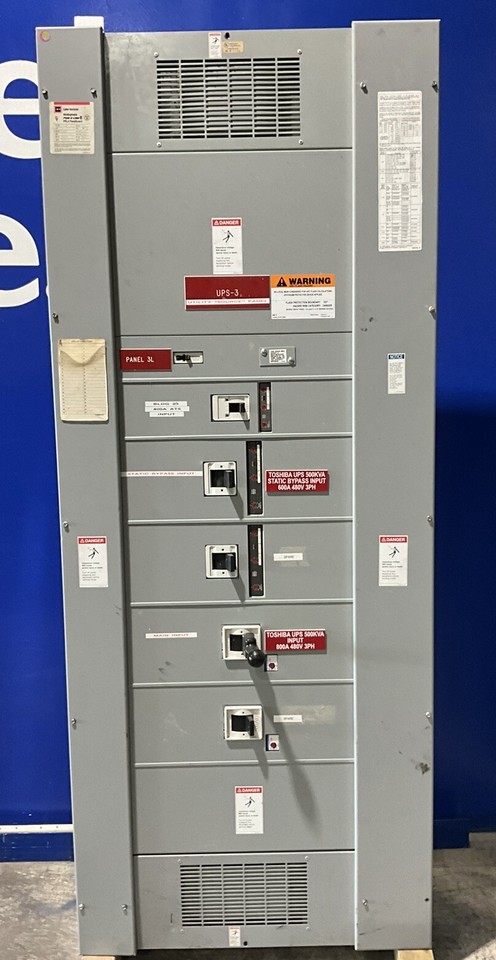 Cutler Hammer 1200 Amp 480V Panelboard 3P 3W BX3690 🟦 | eBay