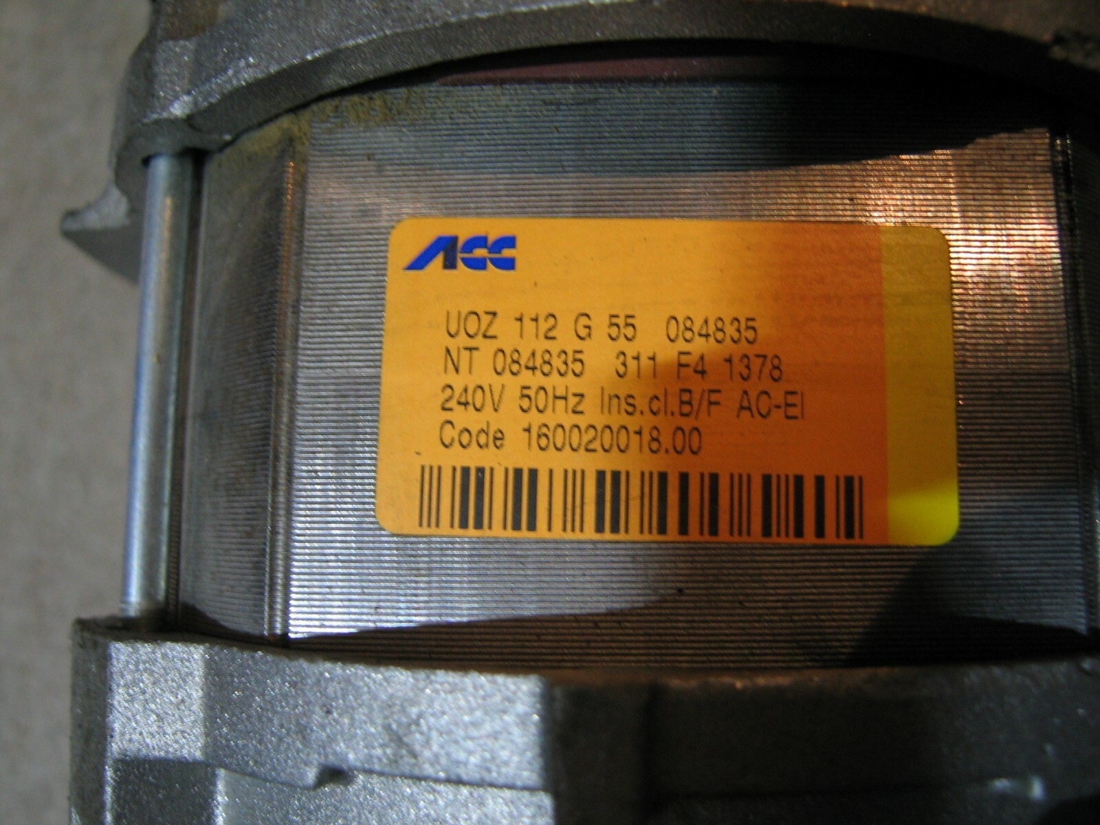 Hotpoint Aquarius WF320 Washing Machine Washer Motor | eBay UK