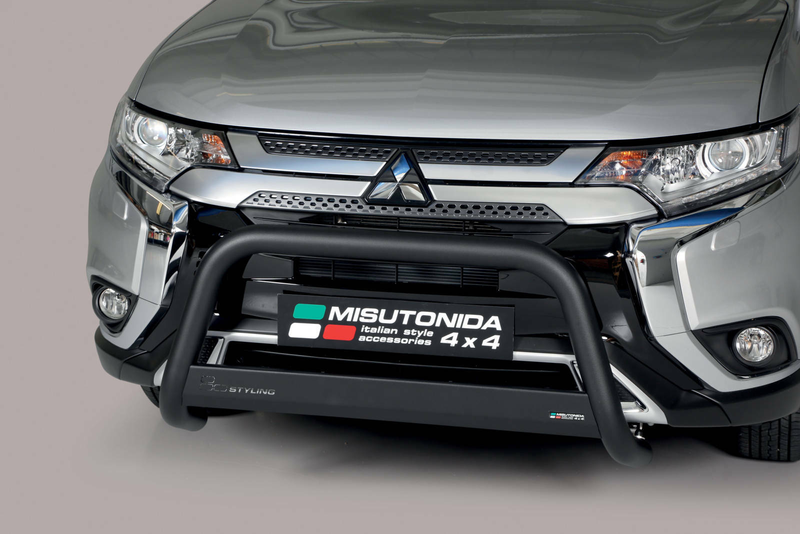 Bull Bar Nudge Bar For Mitsubishi Outlander 2015-2019 Ø 63mm A-Bar EC ...