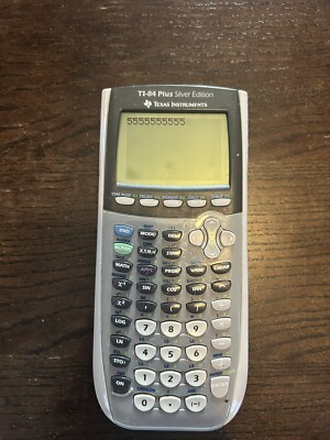 Texas Instruments TI-84 Plus Graphing Calculator - Silver | eBay