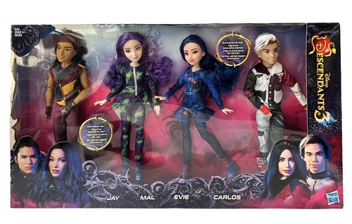 Disney Descendants Isle of the Lost Collection 4 Dolls Pack Jay Carlos ...