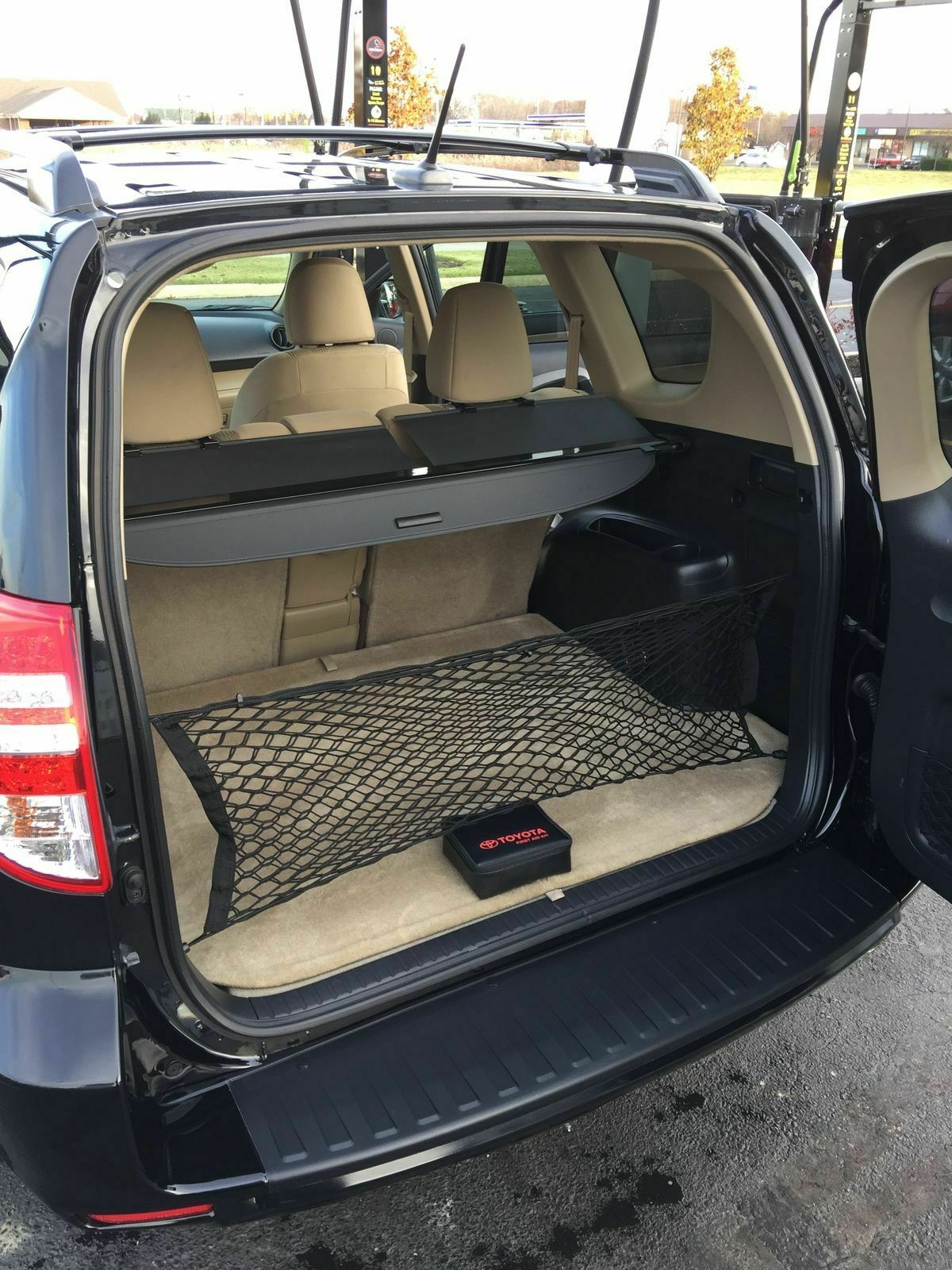 Rear Trunk Envelope Style Mesh Web Cargo Net for TOYOTA RAV4 2006-2012 ...