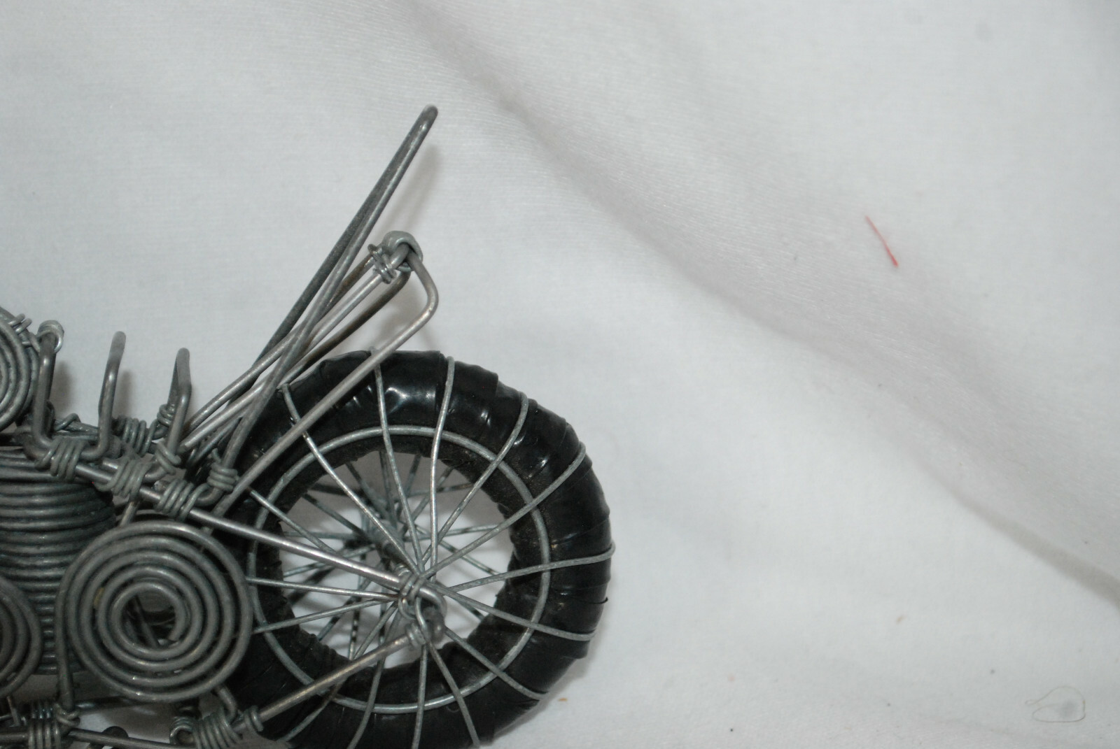 Vintage Handmade Wire Motorcycle Folk Art Sculpture 7.5" Long 4" High ...