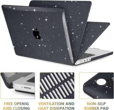 Sparkly Glitter Bling Star Case for MacBook Pro 14” (2021 A2442) | eBay