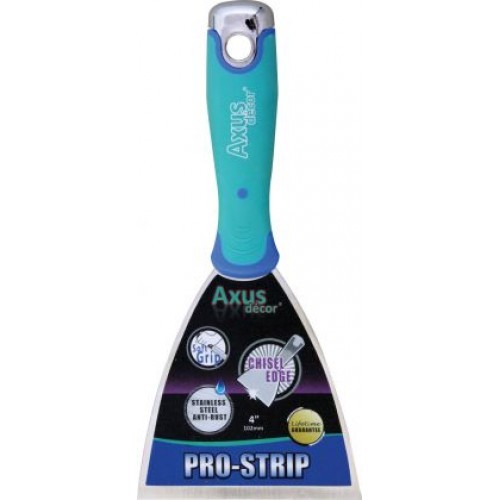 4" Axus Decor Pro Strip Chisel Edge Wall Scraper Stripping Knife | eBay