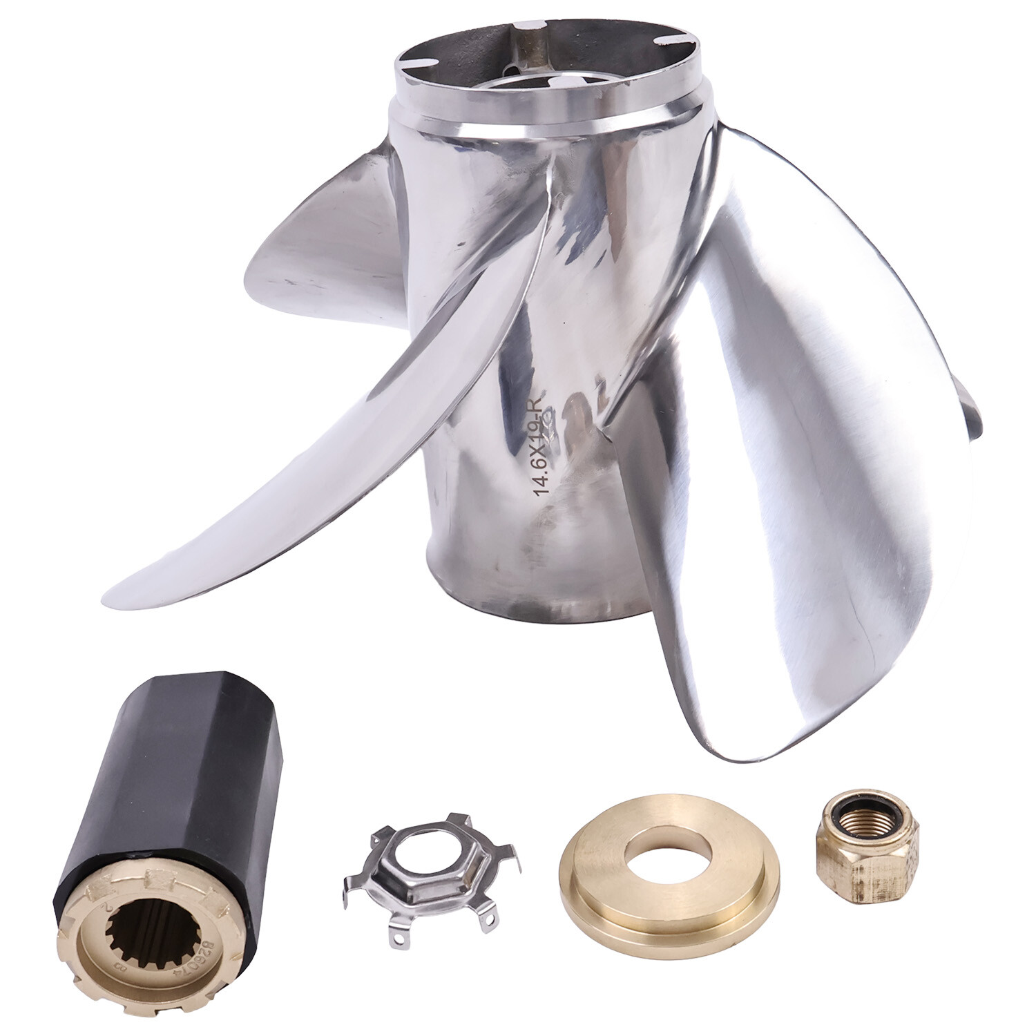 Impeller 48-8M0151321 For Mercury Revolution 4 Propeller 19" Pitch ...