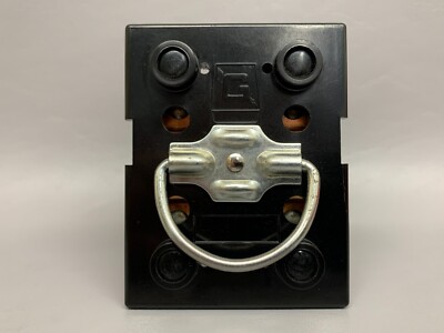 General Switch Pull Out Lid 30 Amp Small Fuse Holder Notch Split Bar AC ...