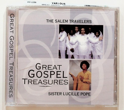 Great Gospel Treasures CD MCA 1998 Salem Travelers Lucille Pope Jubilee ...
