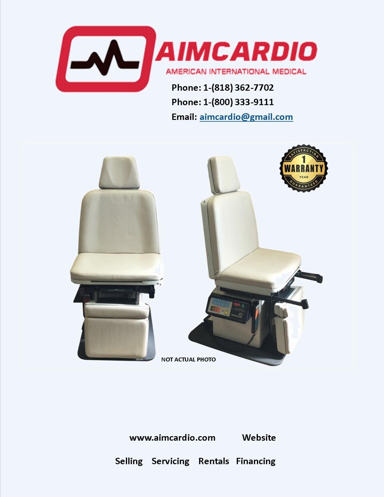 Midmark 411 Exam Chair|Refurbished|Warranty | eBay