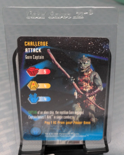 1996 Star Trek The Card Game Challenge-Attack-Gorn Captain TCG TOS | eBay