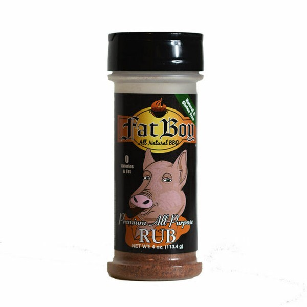 Fat Boy BBQ Premium All Purpose Gluten Natural Rub Season 4oz For Sale fat-boy-bbq-premium-all-purpose-gluten-natural-rub-season-4oz-for-sale