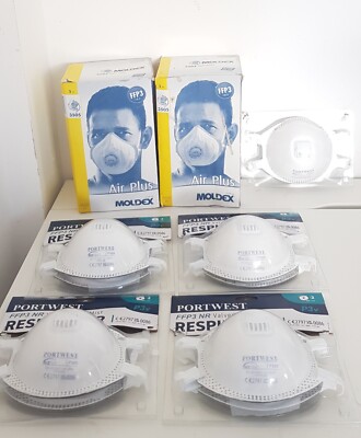 Moldex FFP3 air plus face mask & Portwest FFP3 Respirator masks- Job ...