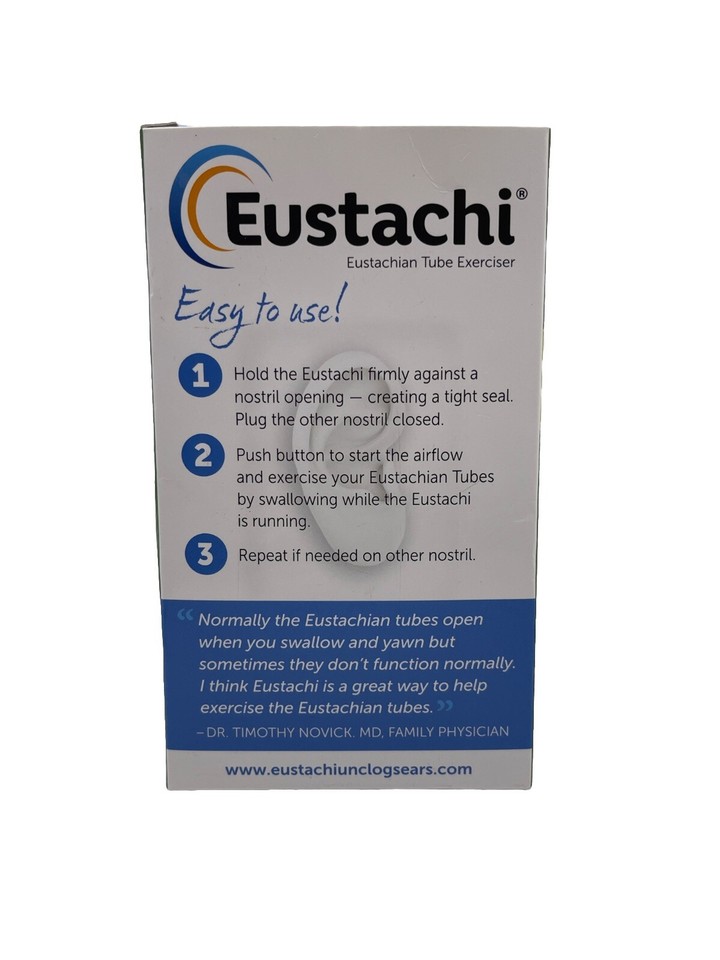 Eustachi-Eustachian Tube Exercise-Pop Blocked Ears Safely 705928603691 ...