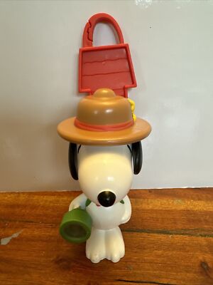 McDonalds Peanuts Snoopy Woodstock Camp Ranger w/ Flashlight Toy 2018 ...