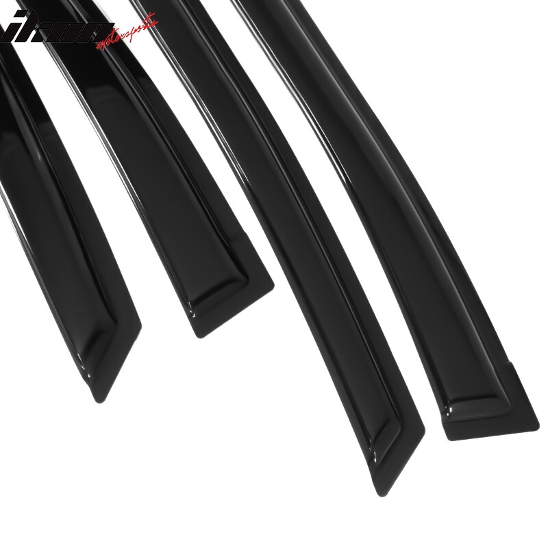 Fits 10-15 Toyota Prius Acrylic Window Visors Smoke Sun Rain Vent Guard ...