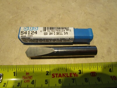 SGS 54124 3/8" SOLID CARBIDE HALF ROUND & SPADE DRILL 2-1/2" OAL | eBay