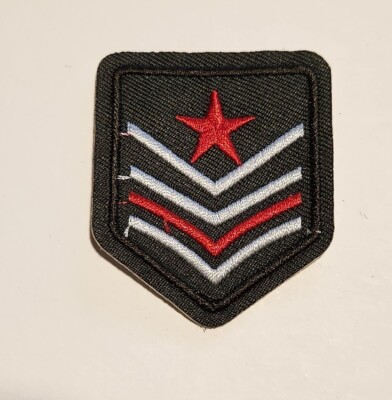 Military, Army, Uniform - Stars & Strips Embroidered Patches Iron Sew ...