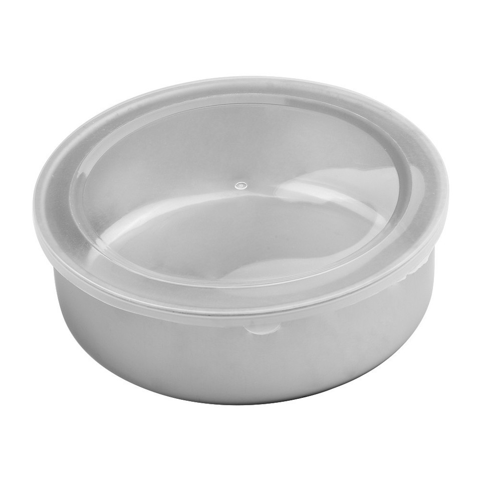 56 Parts Home Mixing Stainless Steel 3 Storage Bowl Set With 3 Plastic ...