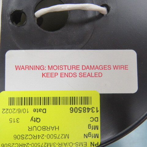 HARBOUR M27500-24RC2S06 Qty of 315 per Lot 2 COND, 24 AWG | eBay