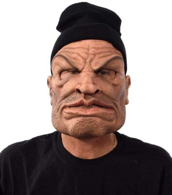 Zagone Studios "Hitman" Quality Latex Face Mask W/ Attached Black Knit ...