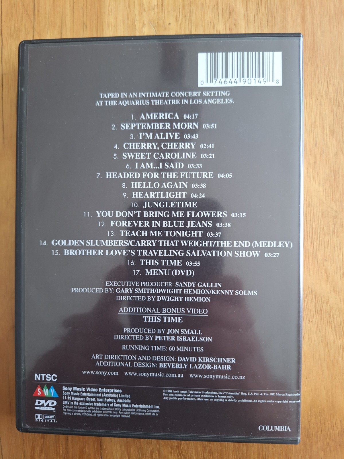 Neil Diamond Greatest Hits Live- DVD- OZ SELLER 74644901498 | eBay ...