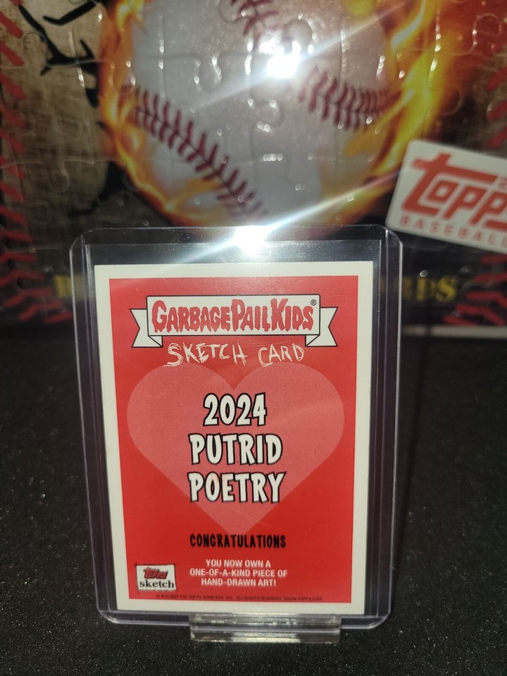 2024 GARBAGE PAIL KIDS VALENTINES PUTRID POETRY SKETCH ARENA 1/1 GPK | eBay