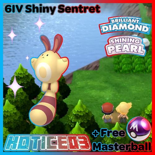 6IV Shiny Sentret Pokemon Brilliant Diamond Shining Pearl | eBay UK