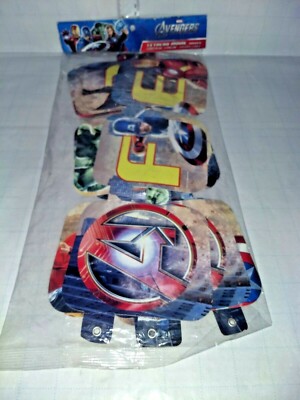 Marvel Avengers Happy Birthday Banner Feliz Compleanos Letrero New | eBay