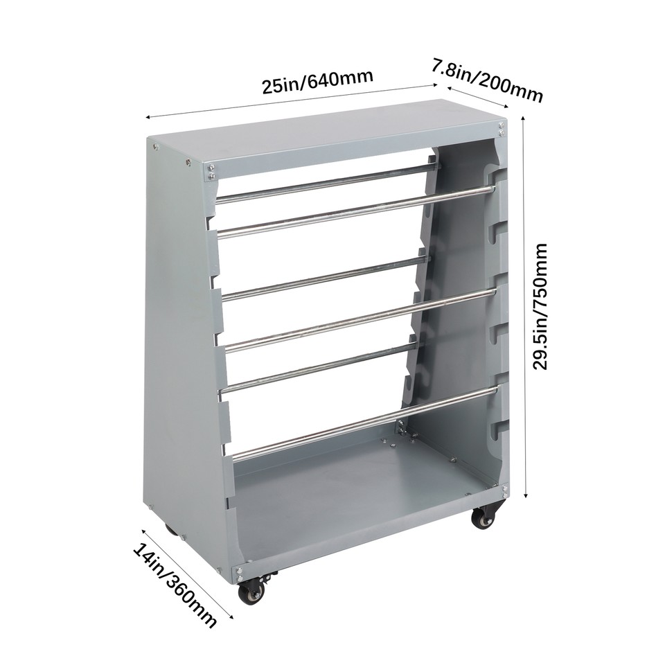 Heavy Duty Wire Spool Dispenser Cable Holder Wire Coil Rack Display ...