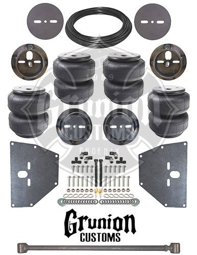 Chevy C10 1965 - 1972 Front & Rear Air Ride Bag Bracket 4 Corner Bolt ...