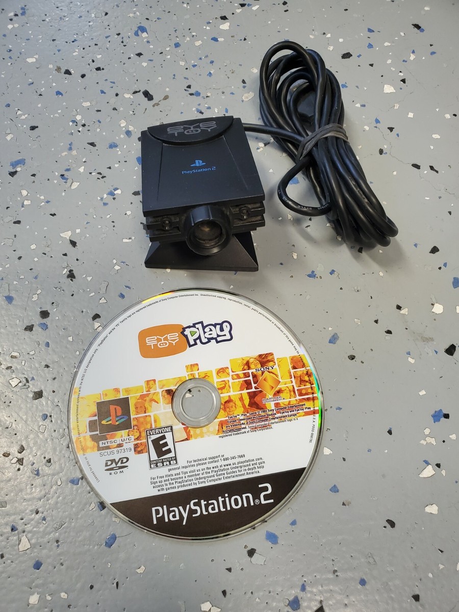 Playstation 2 Eye PS2 W/ Eye Toy Added To Collection