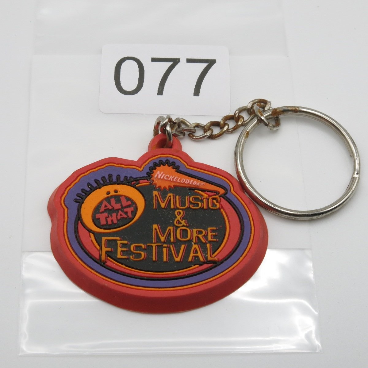 Vintage 1999 All That Music & More Festival Keychain – Nickelodeon ...