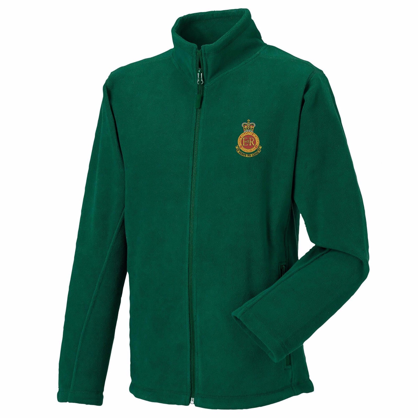 OFFICIAL Sandhurst Academy Full Zip Fleece Embroidered Logo | eBay UK