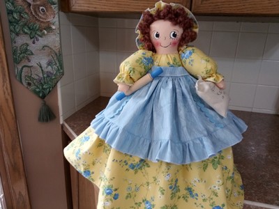 TOASTER COVER DOLL~~~~fits a 4 slice toaster ~~~~HANDMADE For YOU ...