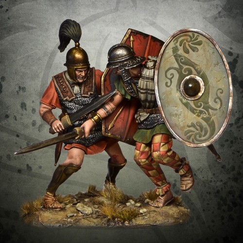 54mm Resin Model Figure Ancient War Scene Unassembled and unpainted kit ...