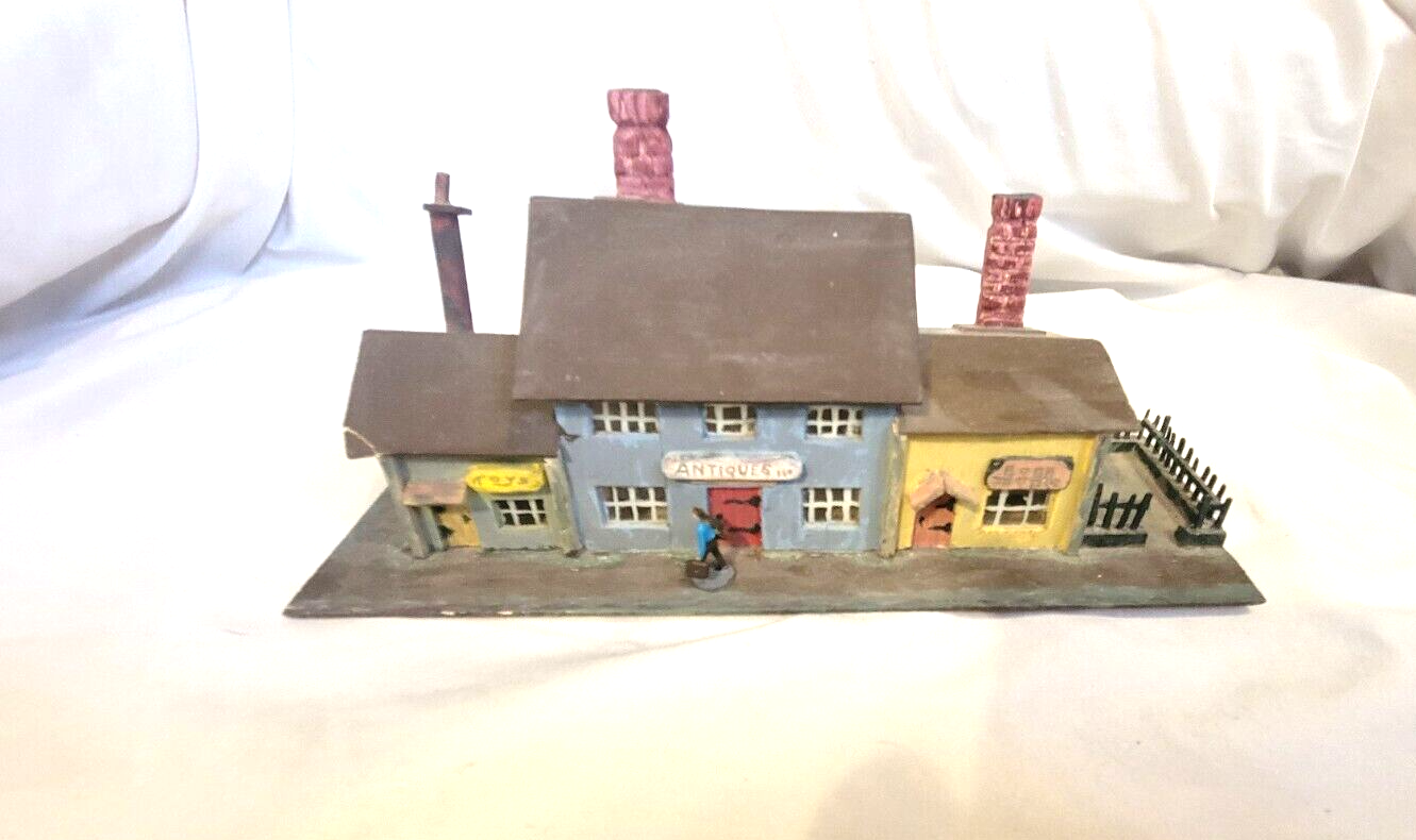 Ho Scale Custom Built Building Layout New England Shops Diorama | eBay
