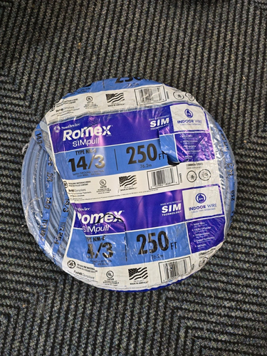 250 ft 14 3 Romex Wire (Actual Romex Brand) | eBay