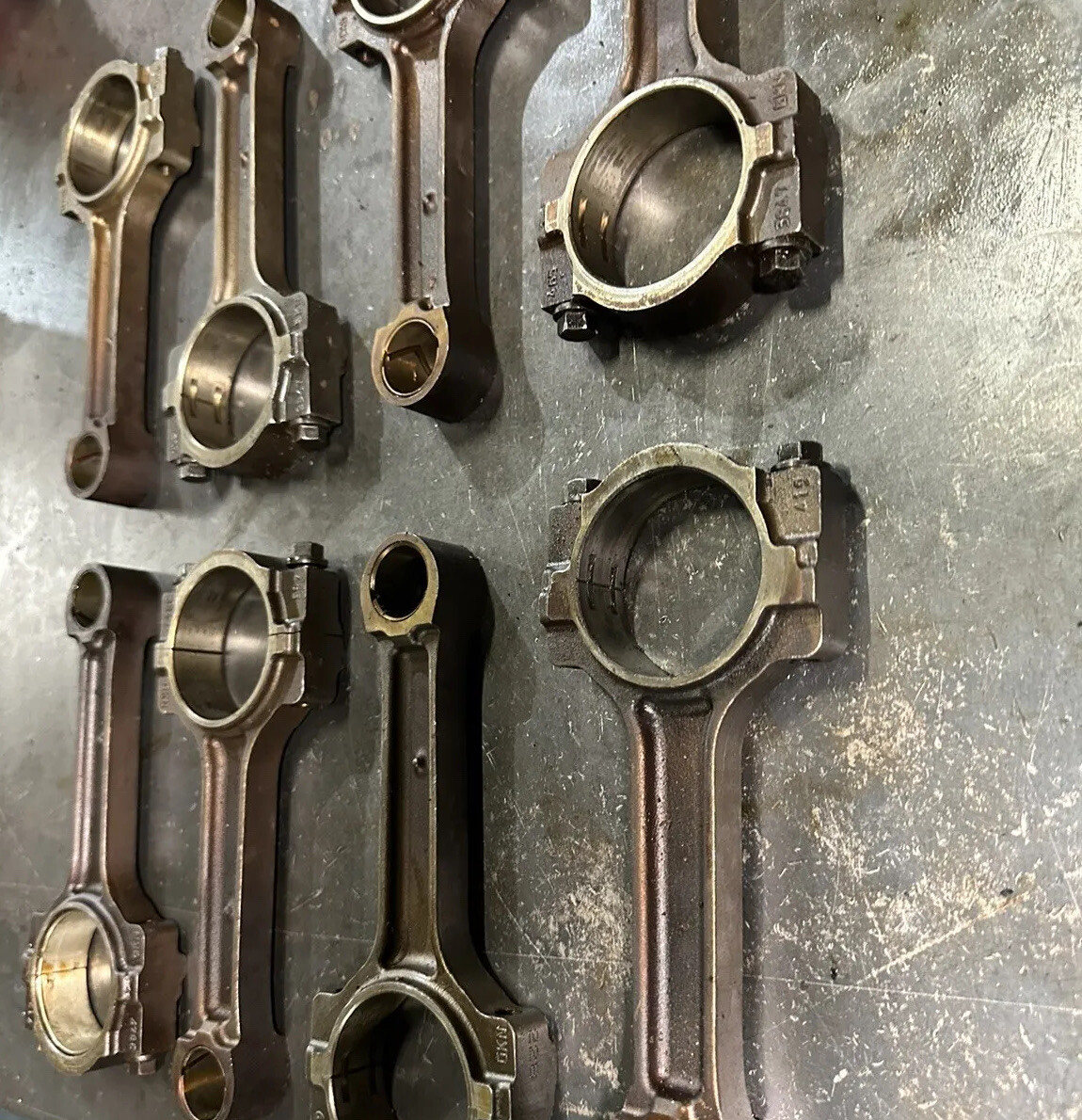 SET OF 8 GM 5.3L 6.0L 6.2L LS2 LS3 Gen IV Floating Pin Connecting Rod w ...