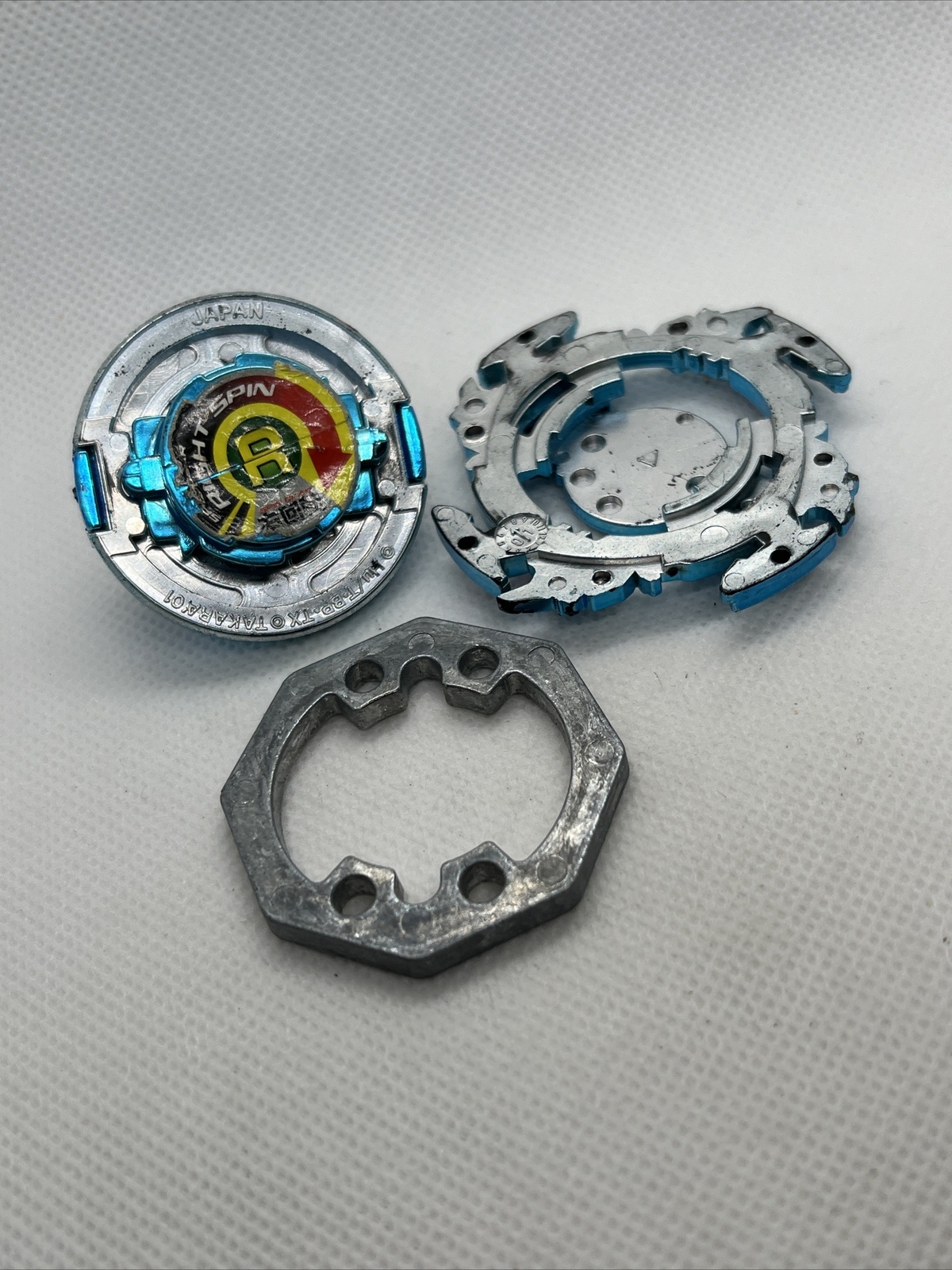 Blue Chrome Wolborg 1 Beyblade Takara Tomy V Force - US Seller | eBay